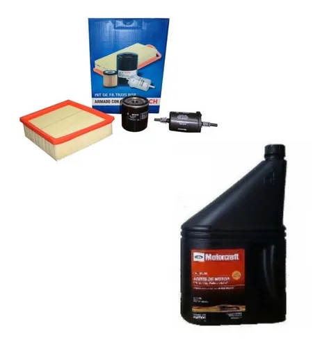 Kit Filtros Bosch + Aceite 5w30 Motorcraft Ecosport Kinetic | Envío gratis