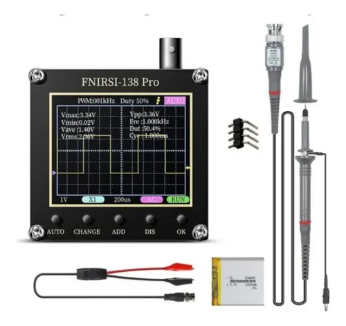 Osciloscopio Y Generador De Señal Fnirsi 138 Pro Completo | Cuotas sin ... Osciloscopio Y Generador De Señal Fnirsi 138 Pro Completo | Cuotas sin ...