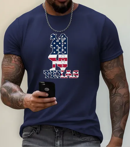 Camiseta Plus Size Texas Welcome Básica Country Manga Curta | MercadoLivre