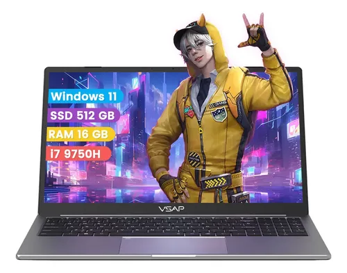 Laptop VSAP Intel I7 9750h 16gb Ram 512gb Ssd 15.6in Notebook Gris ...