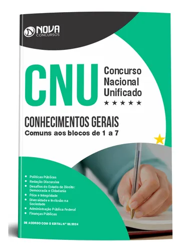 Apostila Cnu 2024 - Conhecimentos Gerais Para Os Blocos 1 2 3 4 5 6 E 7 ... Apostila Cnu 2024 - Conhecimentos Gerais Para Os Blocos 1 2 3 4 5 6 E 7 ...