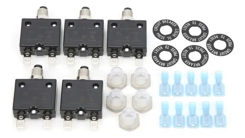 Overload Protector 8a Thermal Circuit Breaker Quick Connect | MercadoLivre Overload Protector 8a Thermal Circuit Breaker Quick Connect | MercadoLivre