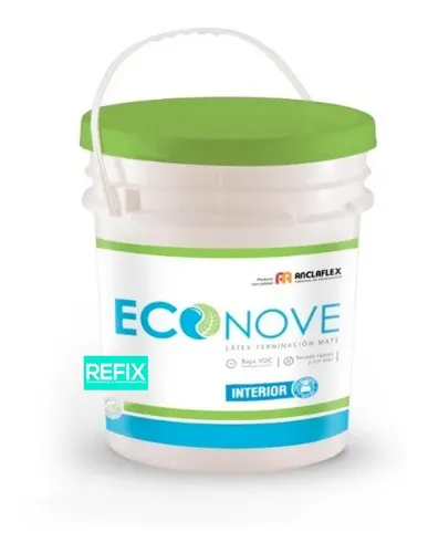Econove Pintura Látex Interior X 4lts Blanco - Anclaflex Econove Pintura Látex Interior X 4lts Blanco - Anclaflex