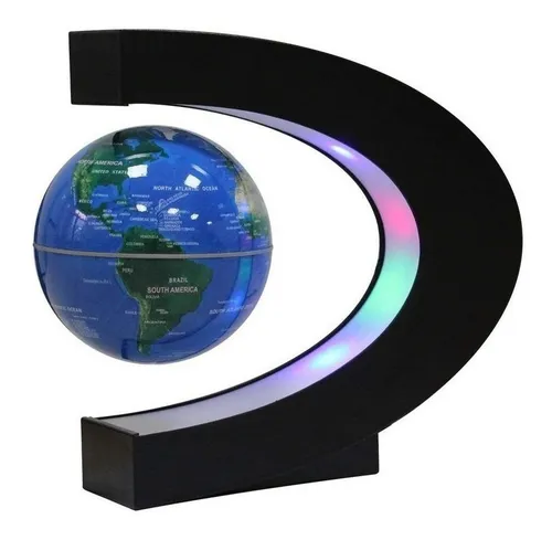 Mapa Do Mundo Globo Levitação Magnética Flutuante Parcelamento Sem Juros