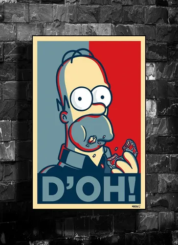 Cuadro De Homero D Oh! - Los Simpson | Meses sin interés