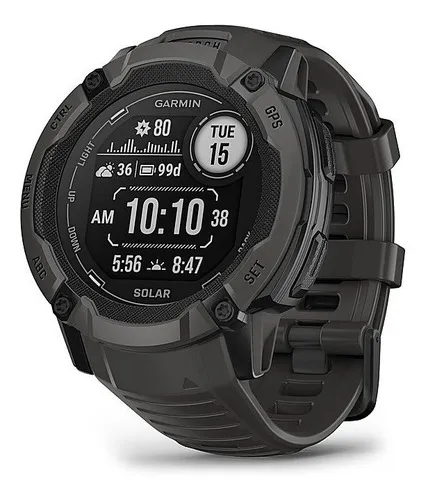 Relógio Garmin Instinct 2x Solar Graphite Preto 50 Mm Parcelamento