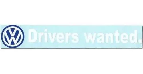 Calcomanía Volkswagen Vw Drivers Wanted Vinil Adhesivo | MercadoLibre Calcomanía Volkswagen Vw Drivers Wanted Vinil Adhesivo | MercadoLibre
