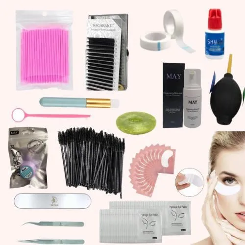 Kit Básico Para Aplicación De Extensiones De Pestañas 1x1 | Envío gratis Kit Básico Para Aplicación De Extensiones De Pestañas 1x1 | Envío gratis