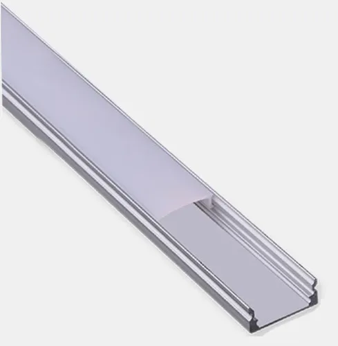 Perfil Led Riel Superficial Para Cinta Led Alumin - 2 Metros | MercadoLibre