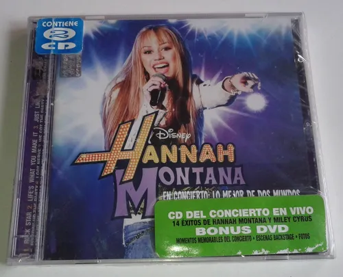 Hannah Montana En Concierto Lo Mejor De Dos Mundos Cd Dvd Envío Gratis