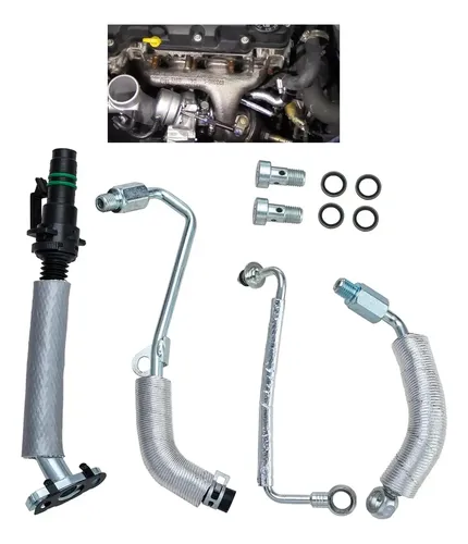 Tubos Enfriamiento Y Paso Aceite Turbo Para Cruze Sonic Trax | Meses ...