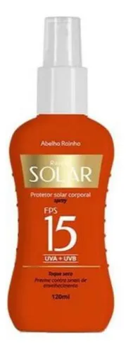 Abelha Rainha - Protetor Solar Corporal Spray Fps 15 120ml | MercadoLivre Abelha Rainha - Protetor Solar Corporal Spray Fps 15 120ml | MercadoLivre