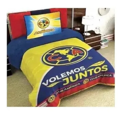 Cobertor Ligero Frazada Club América Volemos Juntos Hd Mat Envío Gratis