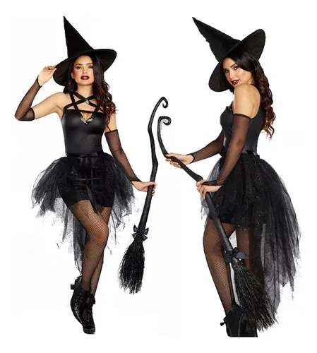 Disfraz De Bruja Sexy Para Mujer Halloween Cosplay Fiesta Envío Gratis