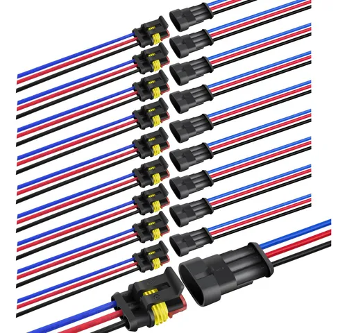 Nilight 2pin Way Conector De Cable Eléctrico 10 Pack 16aw... | Envío gratis