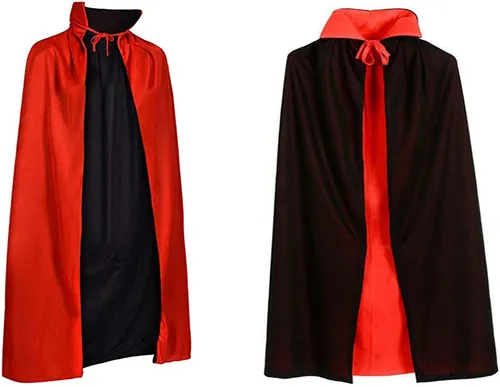 Capa De Vampiro Reversible Para Niños Disfraz De Bruja Envío Gratis