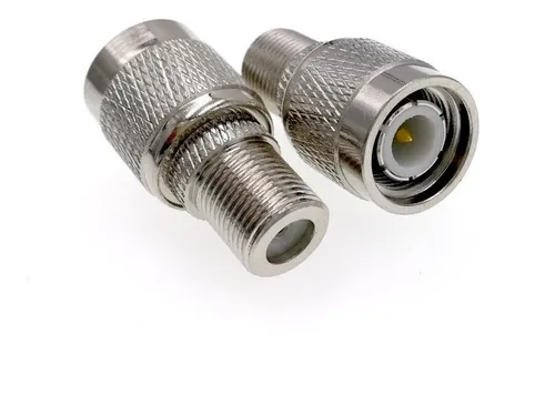 2 Adaptador Conector Tnc Macho X F Fêmea Coaxial Tv Antena | MercadoLivre