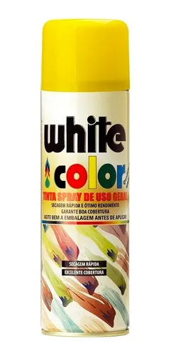 Tinta Spray Amarelo Uso Geral Orbi 340ml - Unidade Tinta Spray Amarelo Uso Geral Orbi 340ml - Unidade