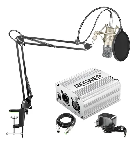 Kit De Microfone Condensador Neewer Nw-700 Com Phantom Power ...