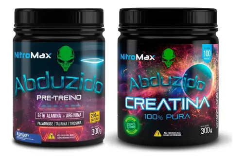 Pre Treino Abduzido 300g + Creatina Abduzido 300g - Nitromax ... Pre Treino Abduzido 300g + Creatina Abduzido 300g - Nitromax ...