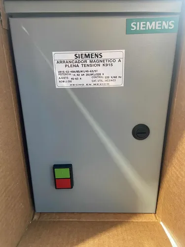 Arrancador Siemens A Tensión Plena Para 20hp A 220v 45-63amp en venta ... Arrancador Siemens A Tensión Plena Para 20hp A 220v 45-63amp en venta ...