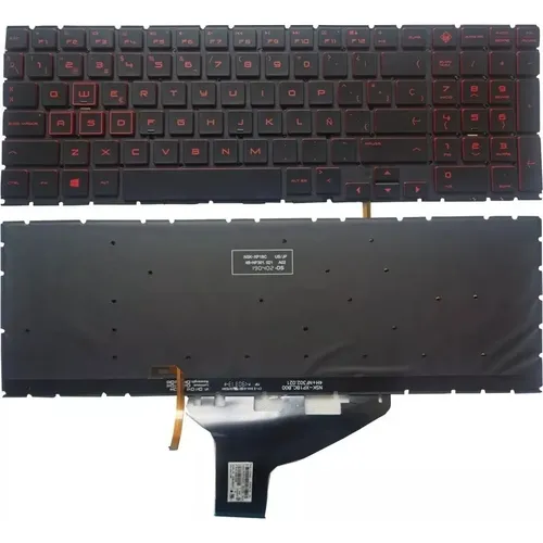 Teclado Original Hp Omen 15 Dc0005la Parte L24369 161 Rgb Envío Gratis