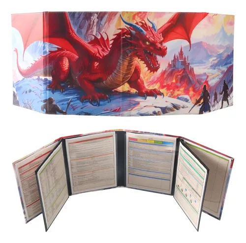 Dnd 5e Dm Screen 8 Faux Leather Deluxe Panel 2 Swinging W... | Cuotas ...