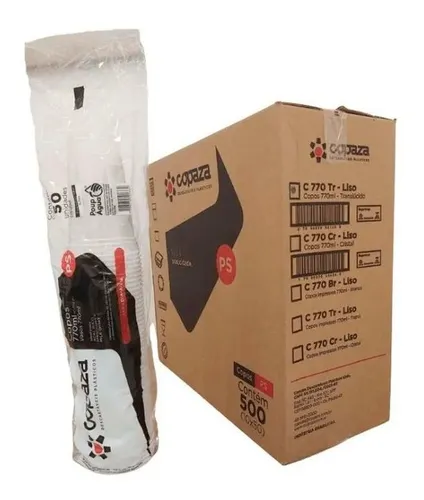 Copo 770ml Transparente Pp Caixa C/500 Chopp Drink Copão | Parcelamento ... Copo 770ml Transparente Pp Caixa C/500 Chopp Drink Copão | Parcelamento ...