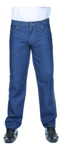 Calça Jeans Masculina Basica Tradicional Reforçada Trabalho Mercadolivre