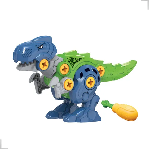 Brinquedo Dinossauro Robo Monta E Desmonta Com Ferramenta Cor Azul e ... Brinquedo Dinossauro Robo Monta E Desmonta Com Ferramenta Cor Azul e ...