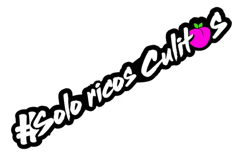 Calcomanía Sticker De Moda Auto Moto Solo Ricos Culitos 30cm | MercadoLibre