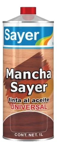 Mancha Sayer 1 Litro Tinta Al Aceite TS-6125.30 Color Magnolia | Envío ...