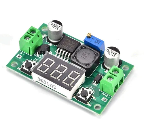Regulador De Tensão Ajustável Lm2596 Dc Dc Display Step Down Mercadolivre
