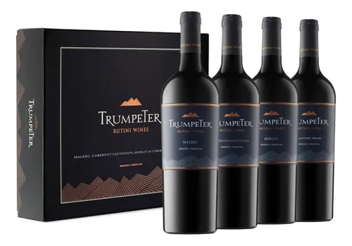Vino Trumpeter Malbec Cab Sauv Merlot Cab Franc Estuche X 4 | Envío gratis Vino Trumpeter Malbec Cab Sauv Merlot Cab Franc Estuche X 4 | Envío gratis