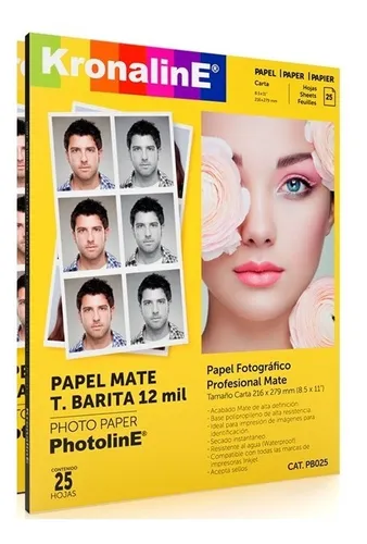 Papel Fotografico Mate Barita 12 Mil Papel Fotografico Mate Barita 12 Mil