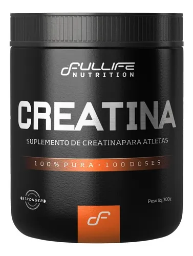 Creatina Pura Micronizada Fullife 300g Sabor Natural