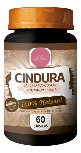 Cindura 800mg Com 60 Cápsulas Suplemento Alimentar Sem Sabor | MercadoLivre