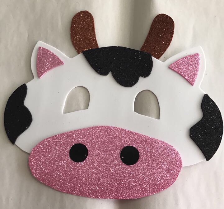 Mascara En Fomi Foami Fomy De Vaca Meses Sin Intereses