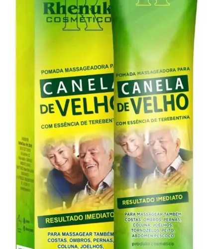 Canela De Velho Creme 150g Relajante Local Para Alivio De Dolor ...