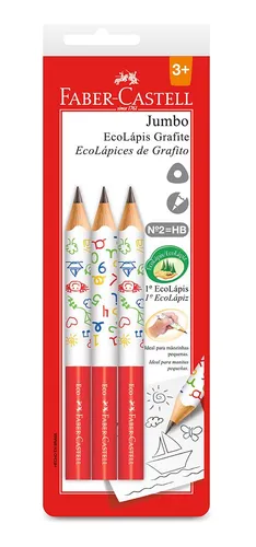Lápis Grafite Triangular Ecolápis Jumbo N.2 Hb | MercadoLivre Lápis Grafite Triangular Ecolápis Jumbo N.2 Hb | MercadoLivre