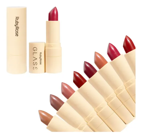 Batom Bala Velvety Glass - Bg07 - Ruby Rose | MercadoLivre