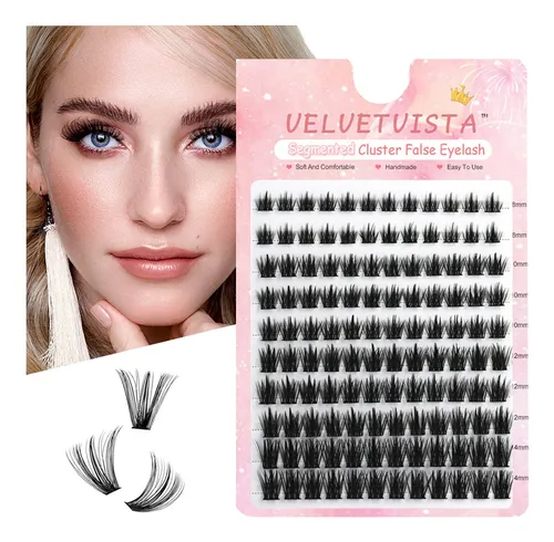 Extensión De Pestañas Mink Mixto Diy 120 Clusters Lashe Meses Sin Interés