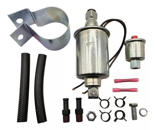 Bomba Gasolina Carburador Universal Electrica Tipo Filtro | Envío gratis