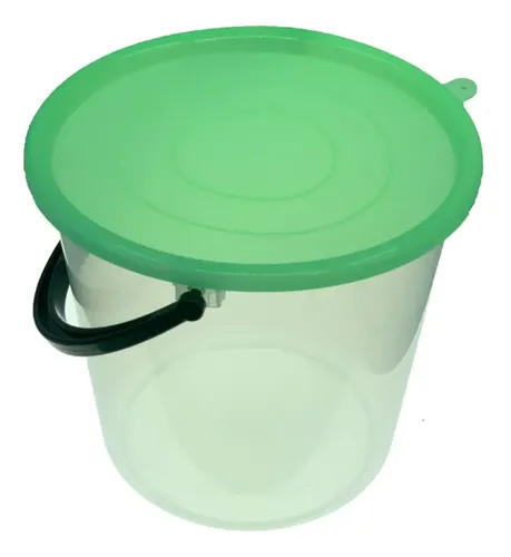 Cubeta De Plastico Rigido 5 Litros Con Tapa Graduada | Meses sin interés
