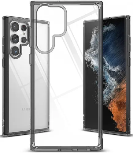 Funda Uso Rudo Con Carga Inalámbrica Ringke Fusion Smoke Black Con