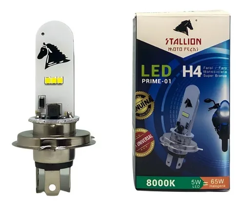 Lampada Moto H4 8000k Super Led Super Branca Efeito Xenon Mercadolivre