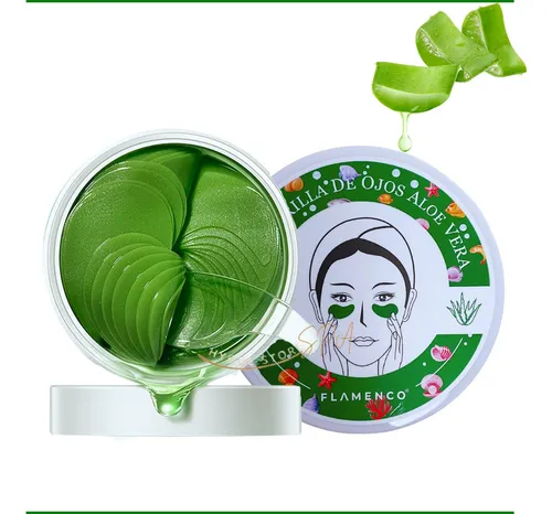 60 Parches Anti Ojeras Mascarilla Ojos Hidratante Aloe Vera Cuotas