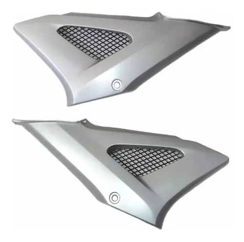 Tampa Lateral Cbx 250 Twister Prata Fosco Sportive Parcelamento Sem Juros
