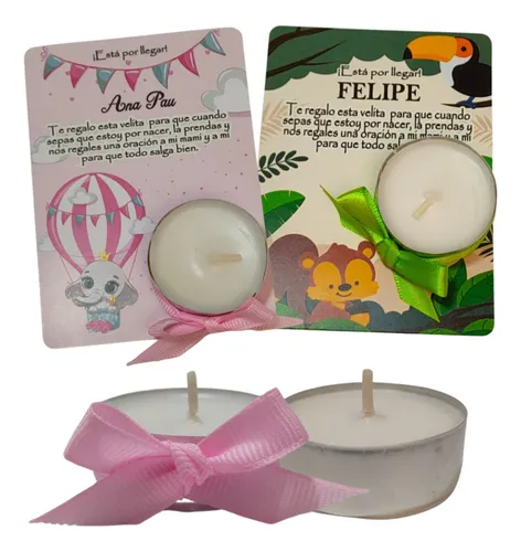 Recuerdos Vela Para Baby Shower 30 Piezas | Envío gratis Recuerdos Vela Para Baby Shower 30 Piezas | Envío gratis
