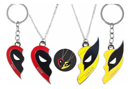 Collar Deadpool Y Wolverine Deadpool X Wolverine Con Cadena | Cuotas ...